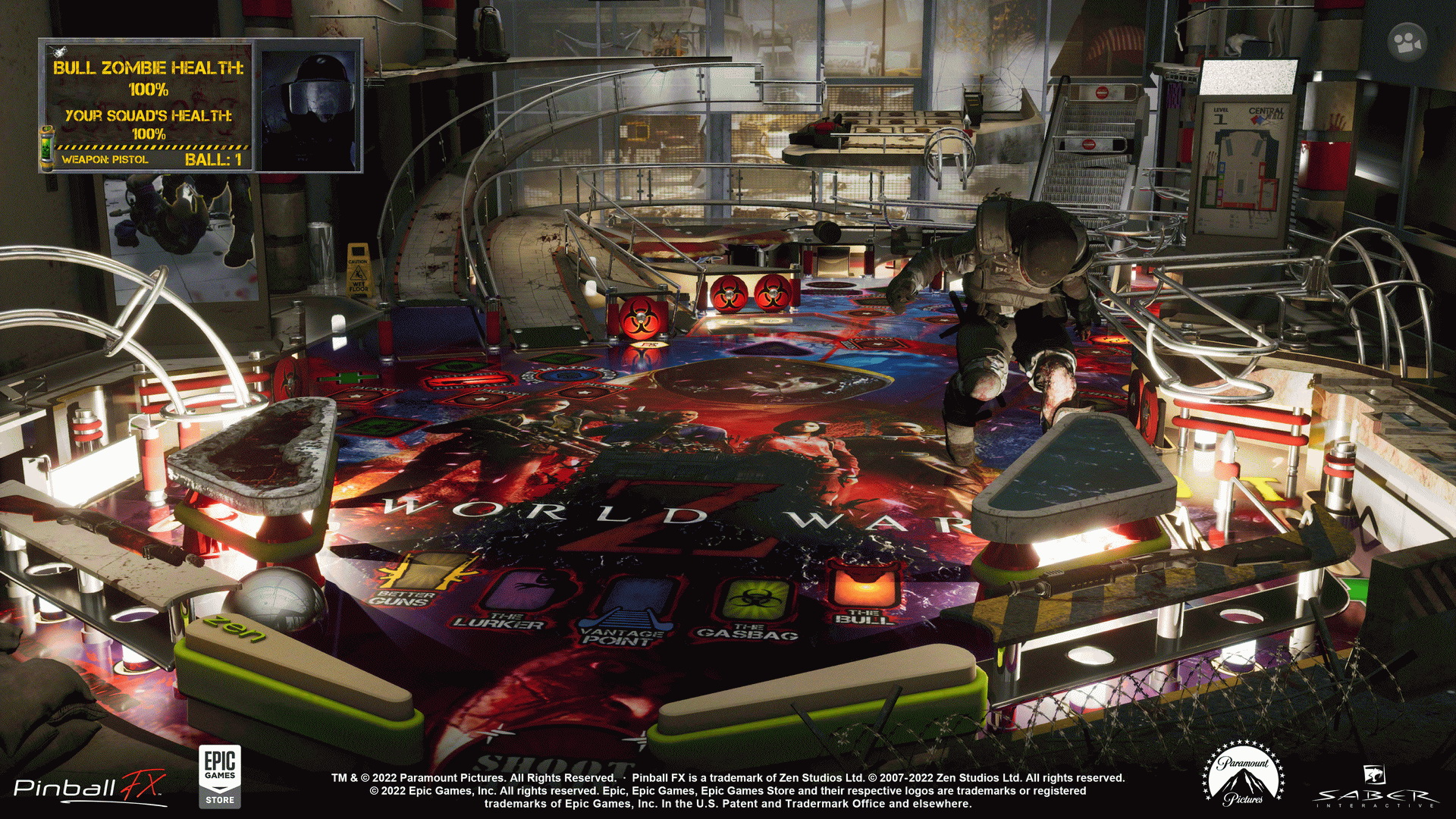 Test de Pinball FX – World War Z