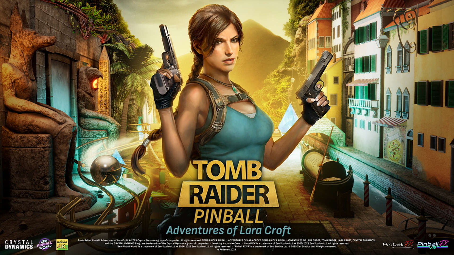 Deux tables Tomb Raider pour Pinball FX et Pinball FX VR en juin